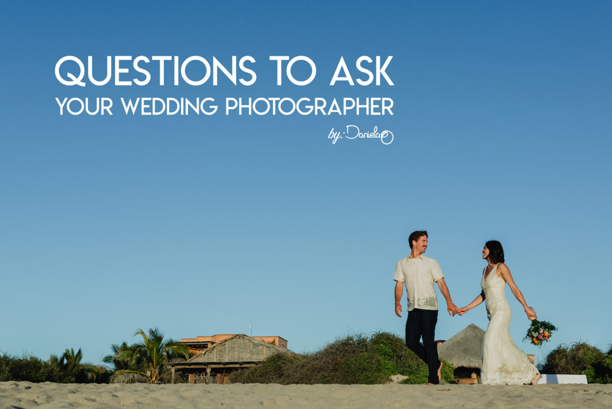 Questions for your potential wedding photographer